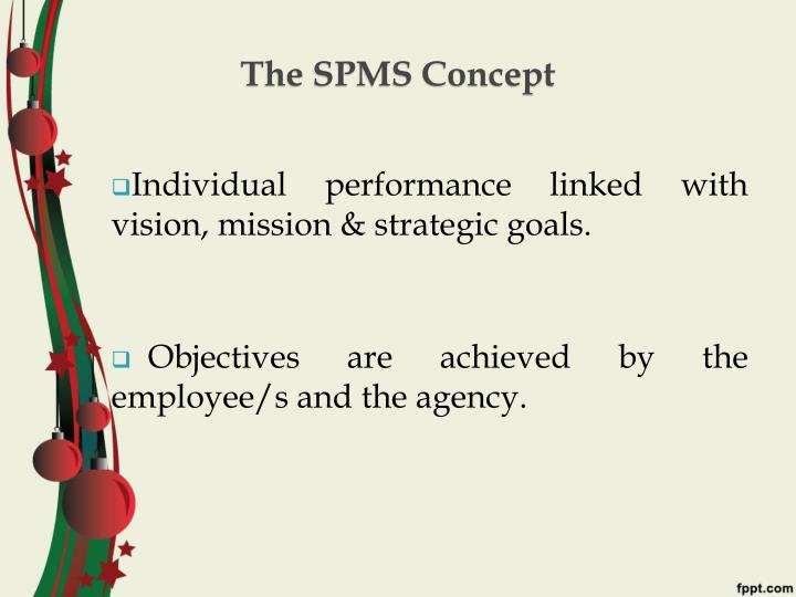 PPT - STRATEGIC PERFORMANCE MANAGEMENT SYSTEM (SPMS) PowerPoint ...