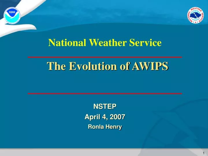 PPT - The Evolution of AWIPS PowerPoint Presentation, free download ...