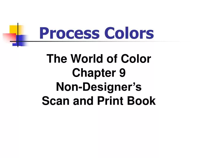 PPT - Process Colors PowerPoint Presentation, free download - ID:5147407