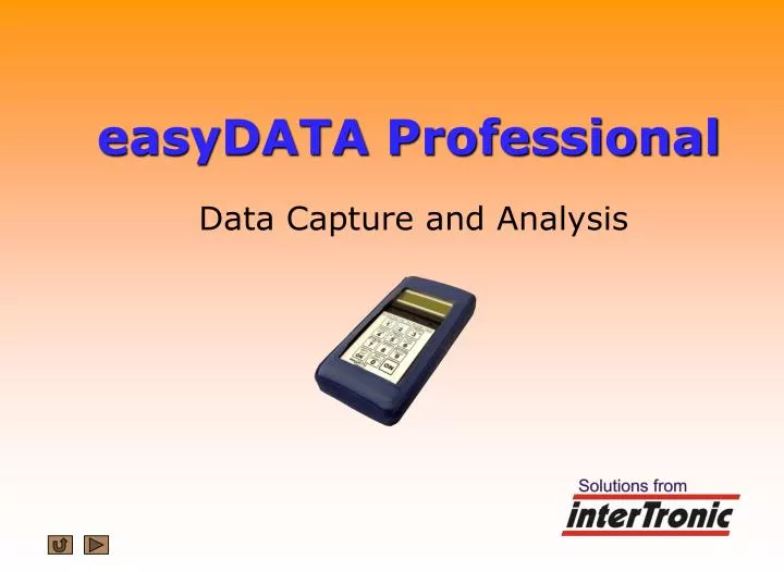 Ppt Easydata Professional Data Capture And Analysis Powerpoint