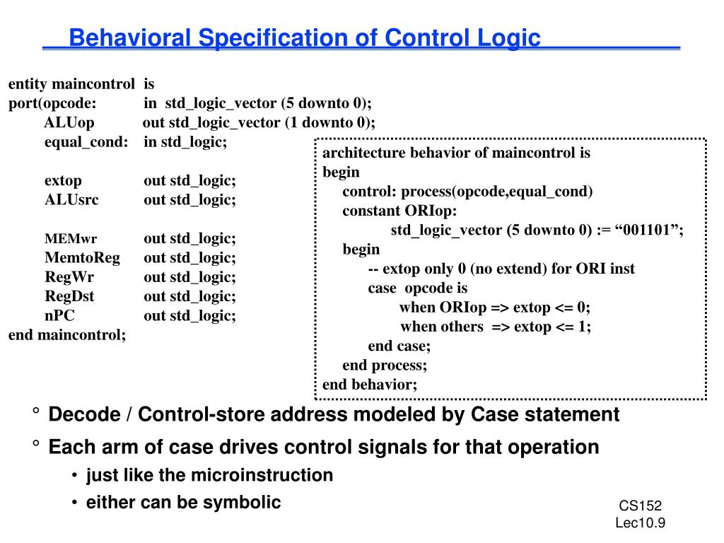 PPT - CS 152 Computer Architecture and Engineering Lecture 10 Designing a Multicycle Processor ...