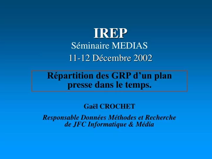 PPT - IREP PowerPoint Presentation, free download - ID:5148204