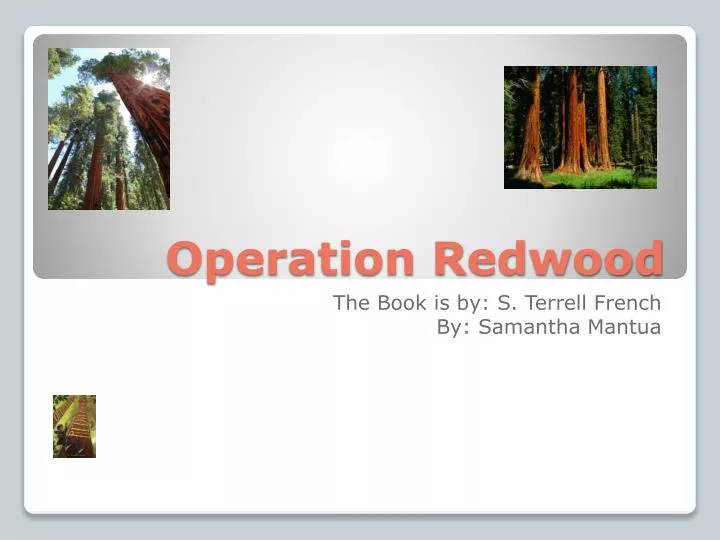 PPT - Operation Redwood PowerPoint Presentation, free download - ID:5148936