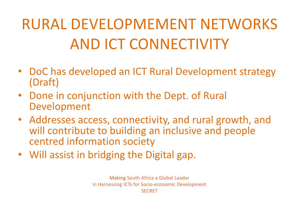 PPT - South Africa's ICT Leadership: Key Insights from ITU ...