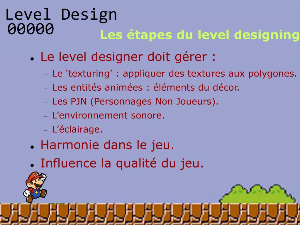 PPT - Le level design PowerPoint Presentation, free download - ID:5150230