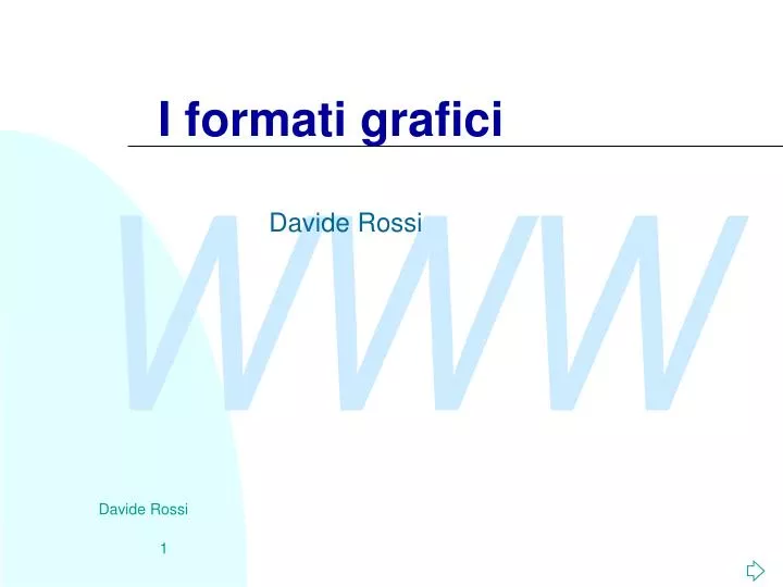 PPT - I formati grafici PowerPoint Presentation, free download - ID:5151956