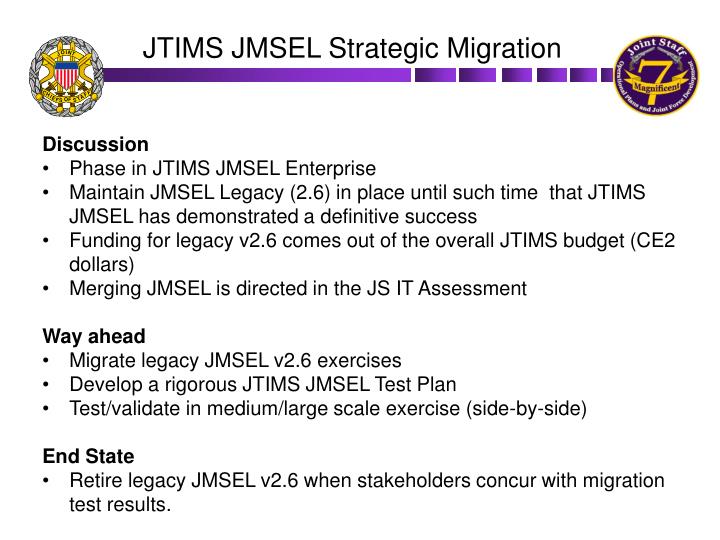 PPT - LTC Daniel Ray Joint Staff J7/JETD JTIMS Program Manager 20 March ...