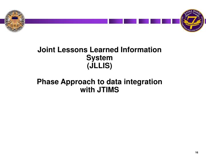 PPT - LCDR Steve Jaureguizar Joint Staff J7/JETD JTIMS Program Manager ...