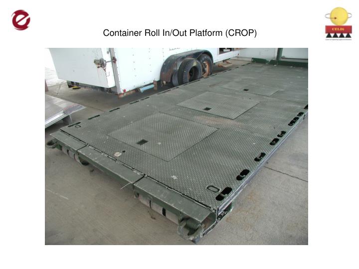 PPT - Container Roll-In/Out Platform (CROP) Ammunition Restraint ...