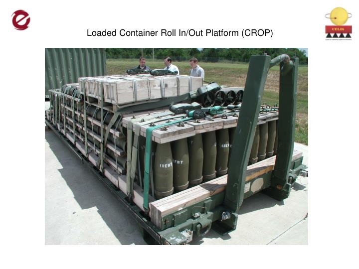 PPT - Container Roll-In/Out Platform (CROP) Ammunition Restraint ...