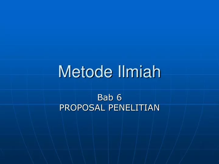 PPT - Metode Ilmiah PowerPoint Presentation, free download - ID:5153823