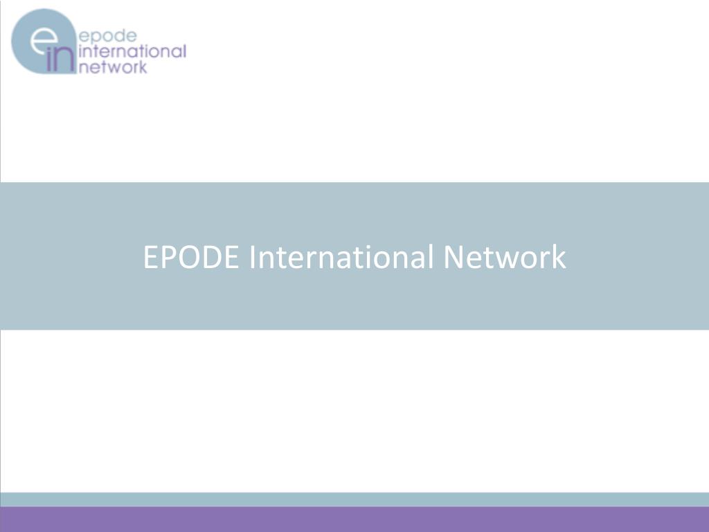 PPT - EPODE methodology, education in nutrition & childhood obesity ...