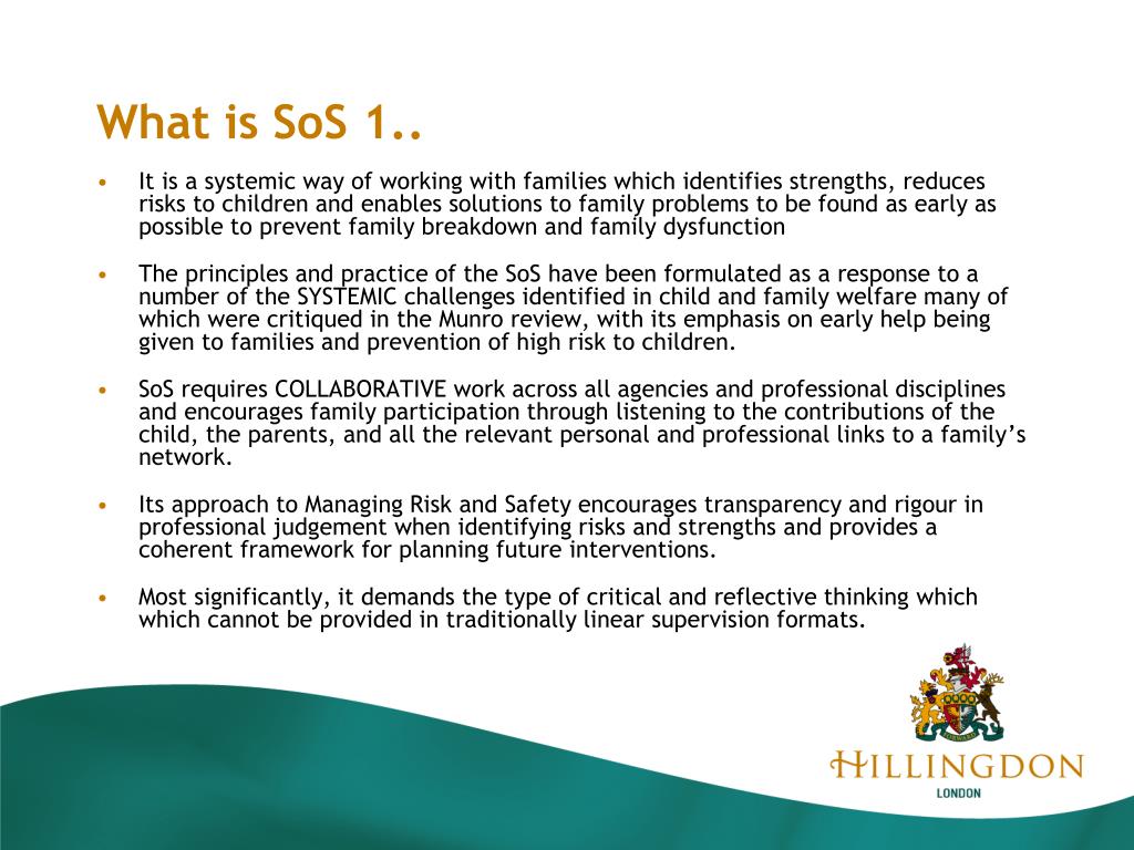 PPT - Signs of Safety (SoS) The Strengthening Families Approach to ...