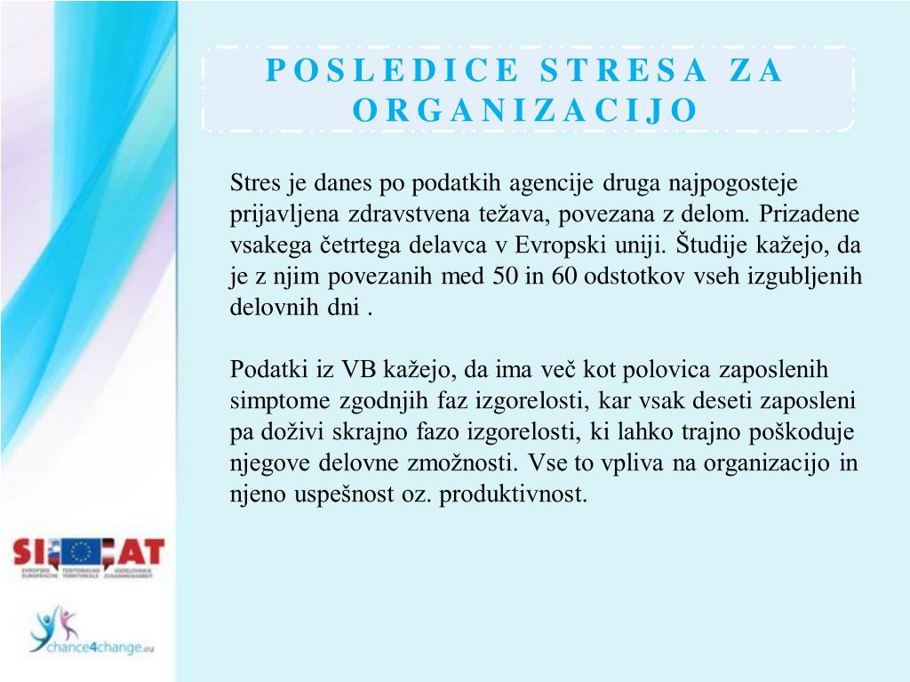 PPT - Dovzetnost za stres Posledice stresa za posameznika za ...
