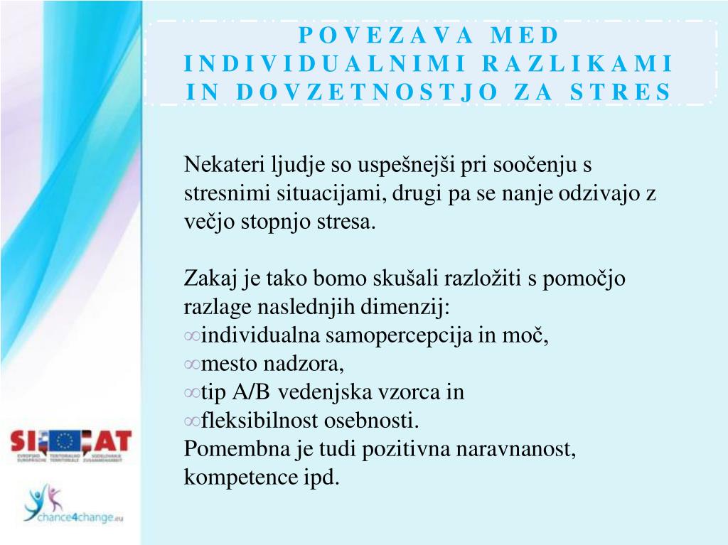 PPT - Dovzetnost za stres Posledice stresa za posameznika za ...