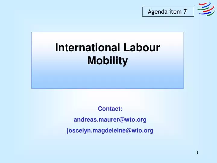 PPT - International Labour Mobility PowerPoint Presentation, free ...