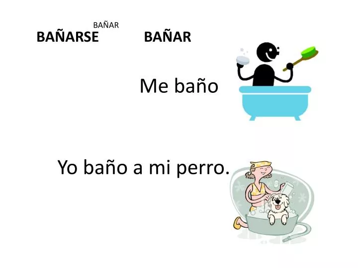 PPT - Me baño PowerPoint Presentation, free download - ID:5155826