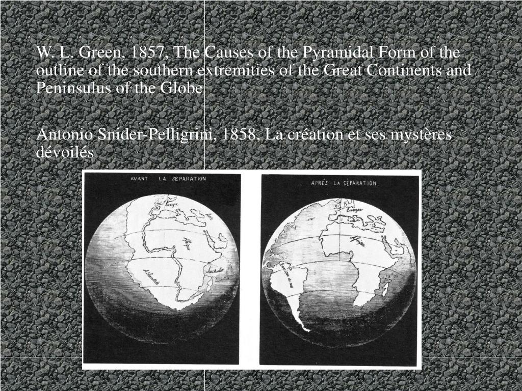 PPT - La théorie de Wegener : La théorie de la translation avant la théorie de la tectonique des ...