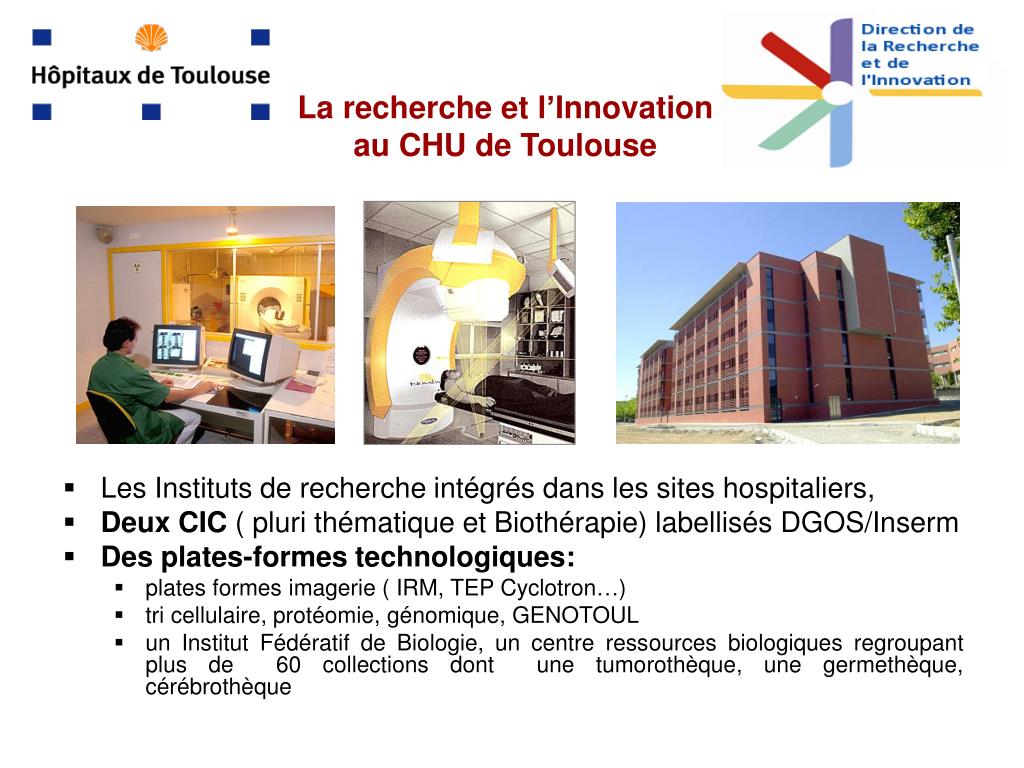 PPT - Le Centre Hospitalier Universitaire de Toulouse PowerPoint ...