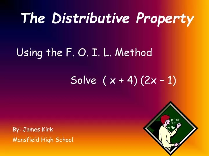 PPT - The Distributive Property PowerPoint Presentation, free download ...
