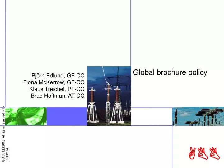 PPT - Global brochure policy PowerPoint Presentation, free download ...