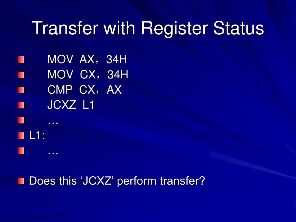 PPT - Instruction System - Program Control Instruction & Program Structure Design PowerPoint ...