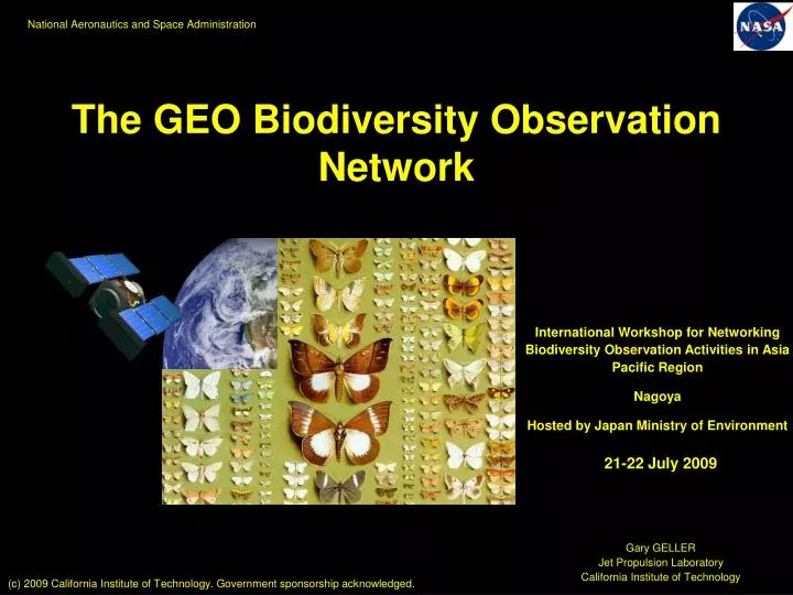 PPT - The GEO Biodiversity Observation Network PowerPoint Presentation ...