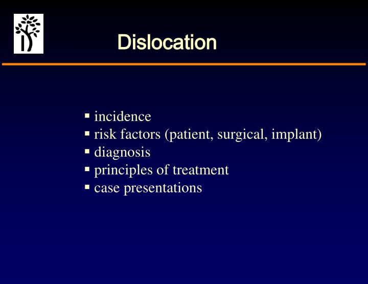 PPT - Dislocation after Total Hip Replacement Etiology and management ...