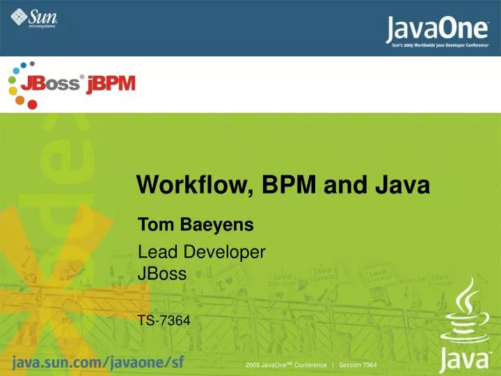 PPT - Workflow, BPM and Java PowerPoint Presentation, free download ...