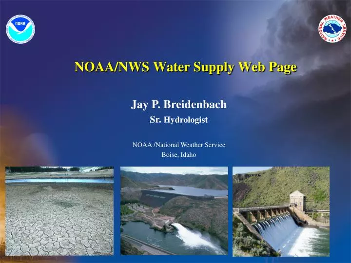 PPT - NOAA/NWS Water Supply Web Page PowerPoint Presentation, free ...