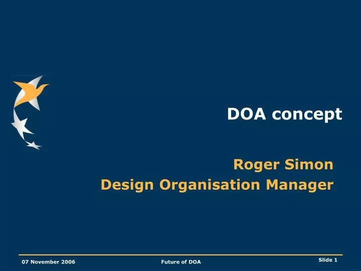 PPT - DOA concept PowerPoint Presentation, free download - ID:5163013