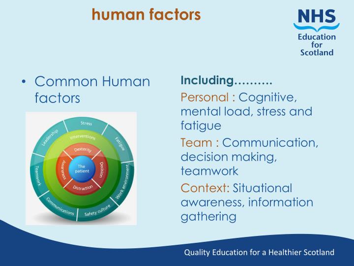 PPT - Hands, heads and bumps : a human factors approach to behaviour ...