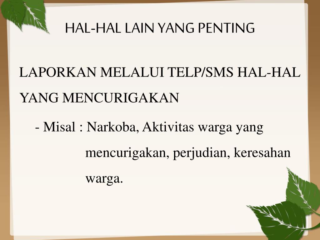 PPT - Oleh : KOMBES POL (PURN) RACHMAT BUDI UTOMO PowerPoint ...