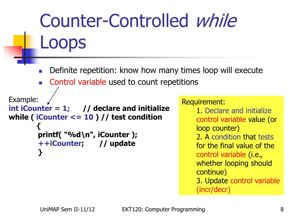 PPT - Week 4 – Repetition Structures / Loops PowerPoint Presentation ... PPT - Week 4 – Repetition Structures / Loops PowerPoint Presentation ...