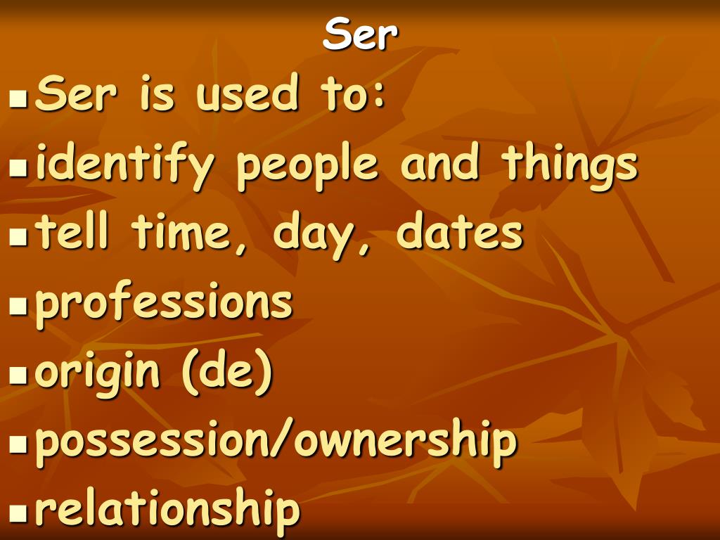 PPT - Review of: adjective agreement, ser, nouns & articles PowerPoint ...