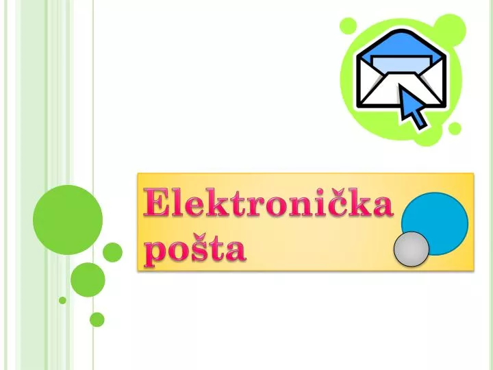 PPT - Elektronička pošta PowerPoint Presentation, free download - ID ...
