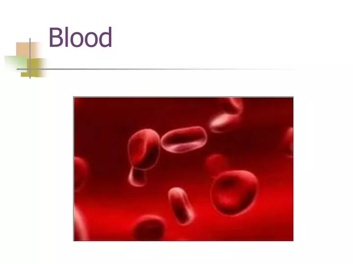 PPT - Blood PowerPoint Presentation, free download - ID:5167356