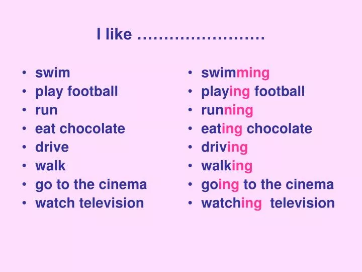 PPT - I like …………………… PowerPoint Presentation, free download - ID:5168805