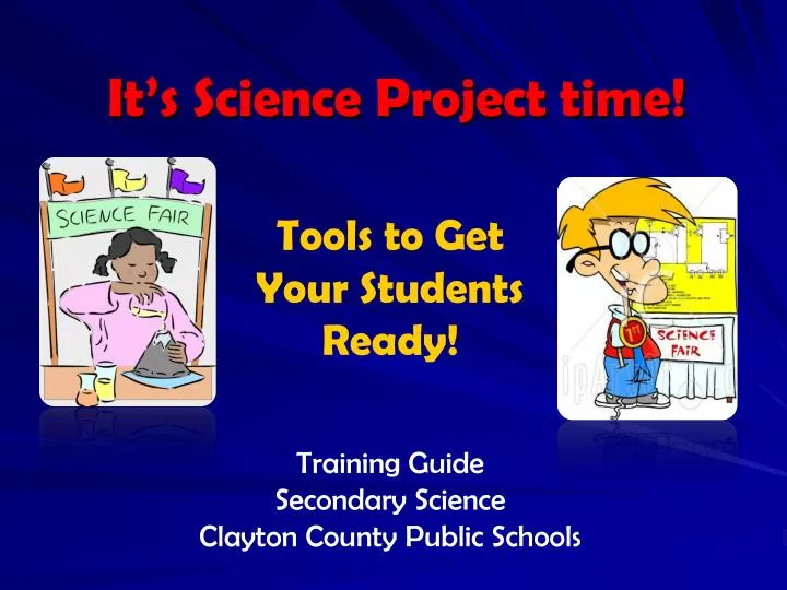 PPT - It’s Science Project time! PowerPoint Presentation, free download ...