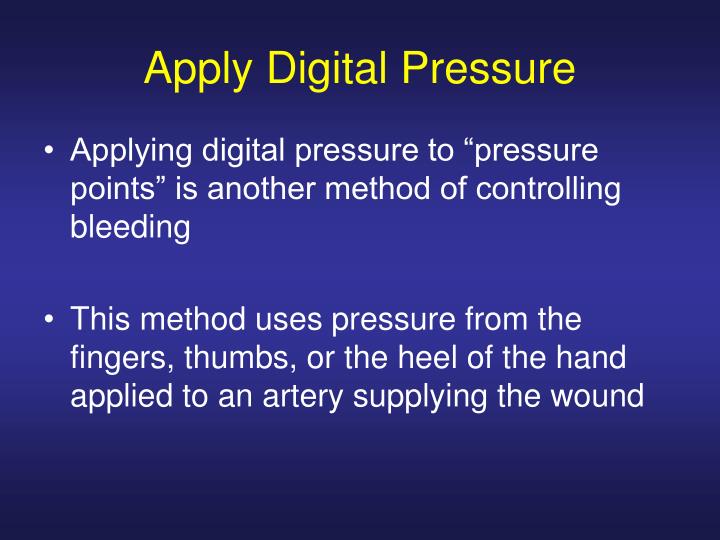 PPT - Controlling Bleeding PowerPoint Presentation - ID:5170566