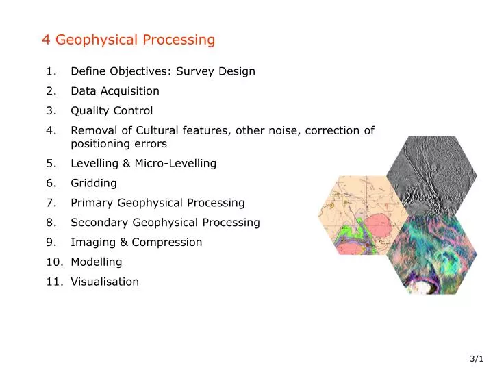 PPT - 4 Geophysical Processing PowerPoint Presentation, free download ...