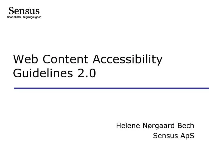 PPT - Web Content Accessibility Guidelines 2.0 PowerPoint Presentation ... PPT - Web Content Accessibility Guidelines 2.0 PowerPoint Presentation ...