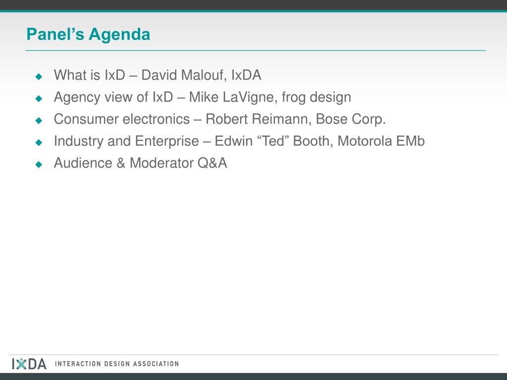 PPT - Interaction Design (IxD) Survey Panel PowerPoint Presentation ... PPT - Interaction Design (IxD) Survey Panel PowerPoint Presentation ...
