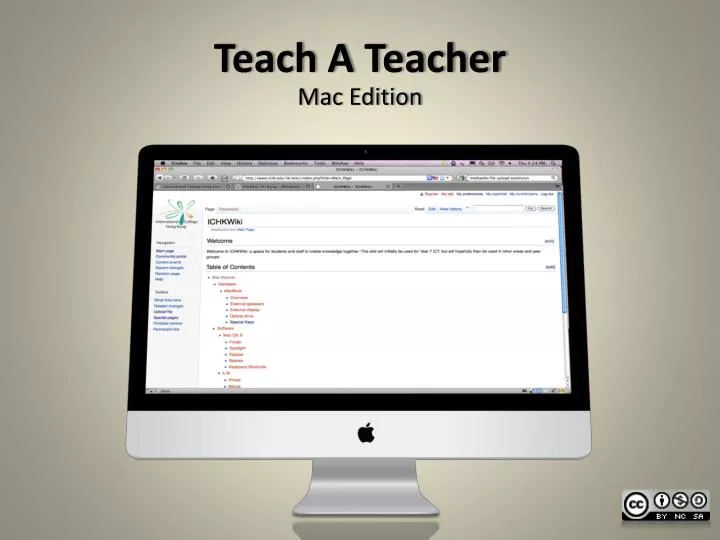 PPT - Teach A Teacher Mac Edition PowerPoint Presentation, free ...
