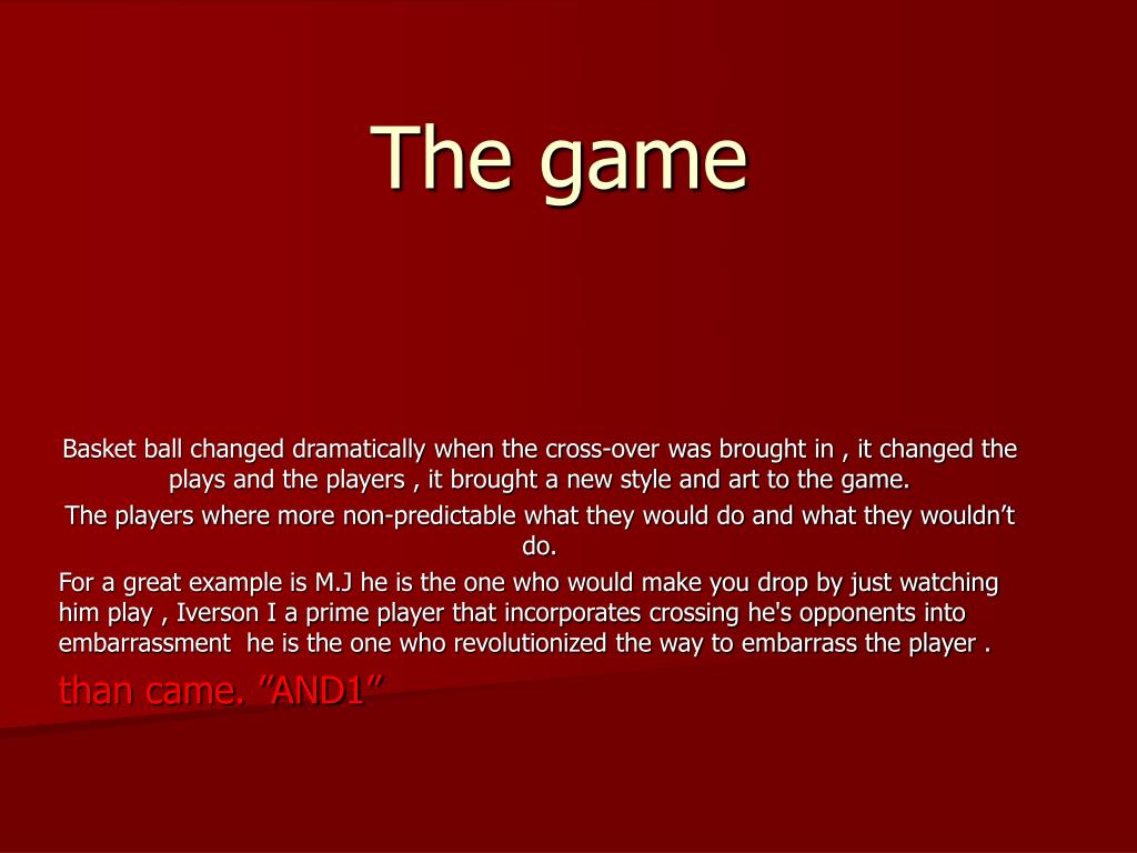 PPT - Evolution of Basketball: Then and Now PowerPoint Presentation ...