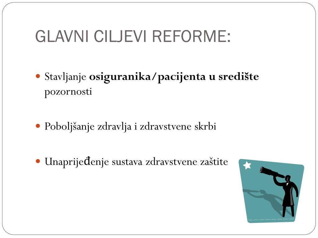 PPT - REFORMA ZDRAVSTVA U REPUBLICI HRVATSKOJ (seminar) PowerPoint ...