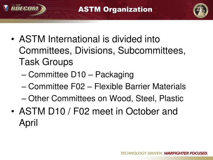 PPT - ASTM / ISO Update PowerPoint Presentation - ID:5173516