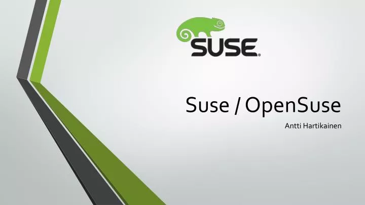 PPT - Suse / OpenSuse PowerPoint Presentation, free download - ID:5173552