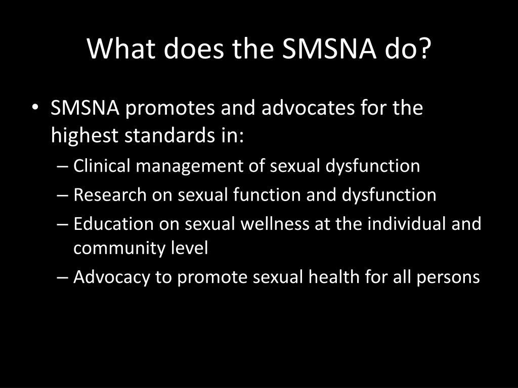PPT - The Sexual Medicine Society of North America (SMSNA) PowerPoint ...