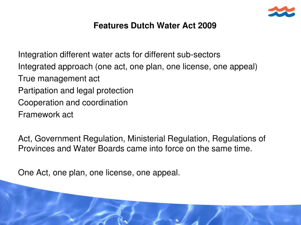 PPT - Water Governance in The Netherlands and Asian Countries ...